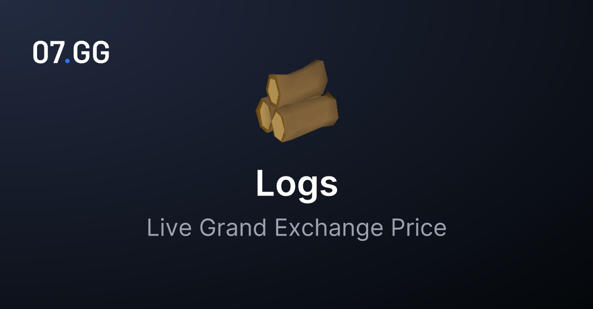 Logs: Live GE Price on OSRS