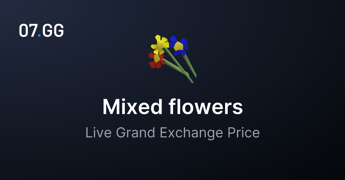 Mixed flowers: Live GE Price on OSRS