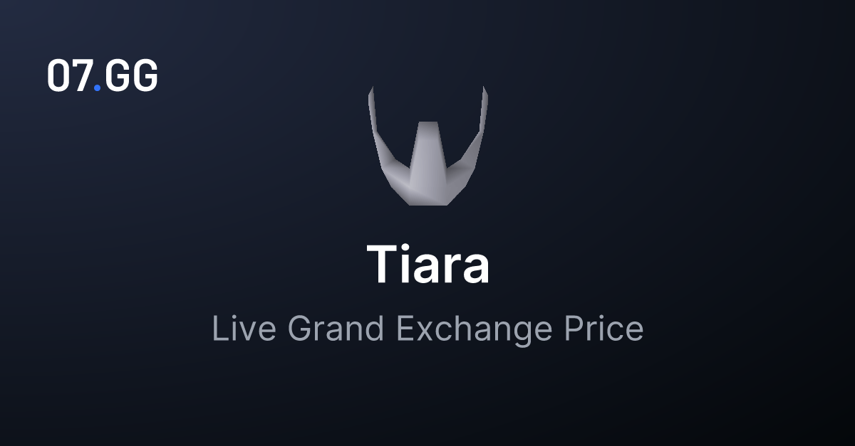 Tiara: Live GE Price on OSRS