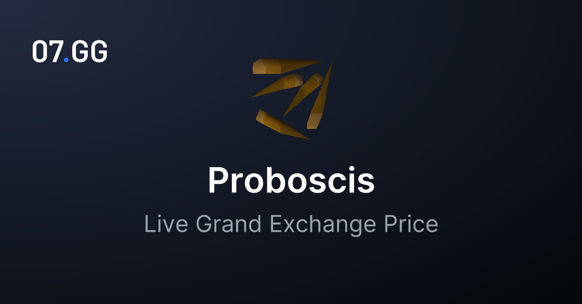 Proboscis: Live GE Price on OSRS