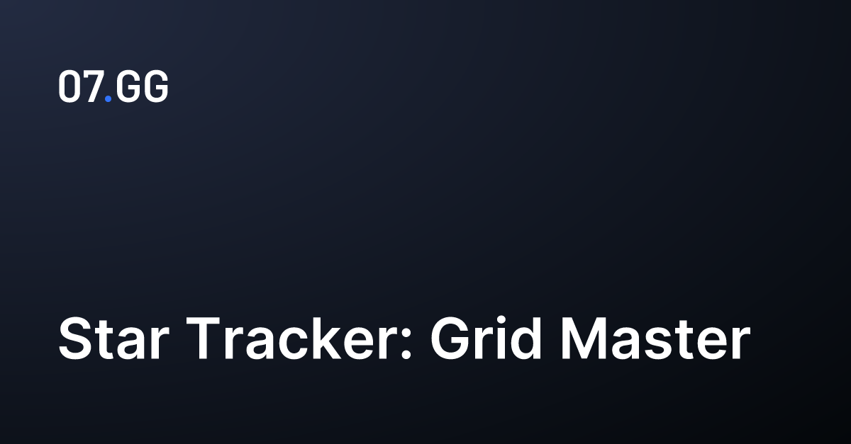 Star Tracker: Grid Master