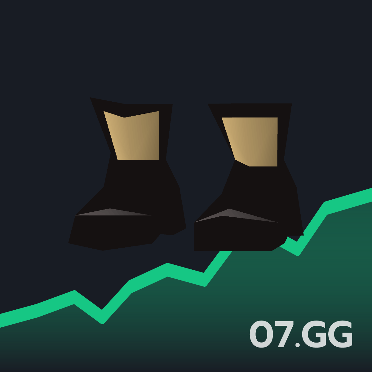 Dark tuxedo shoes - Live OSRS GE Price
