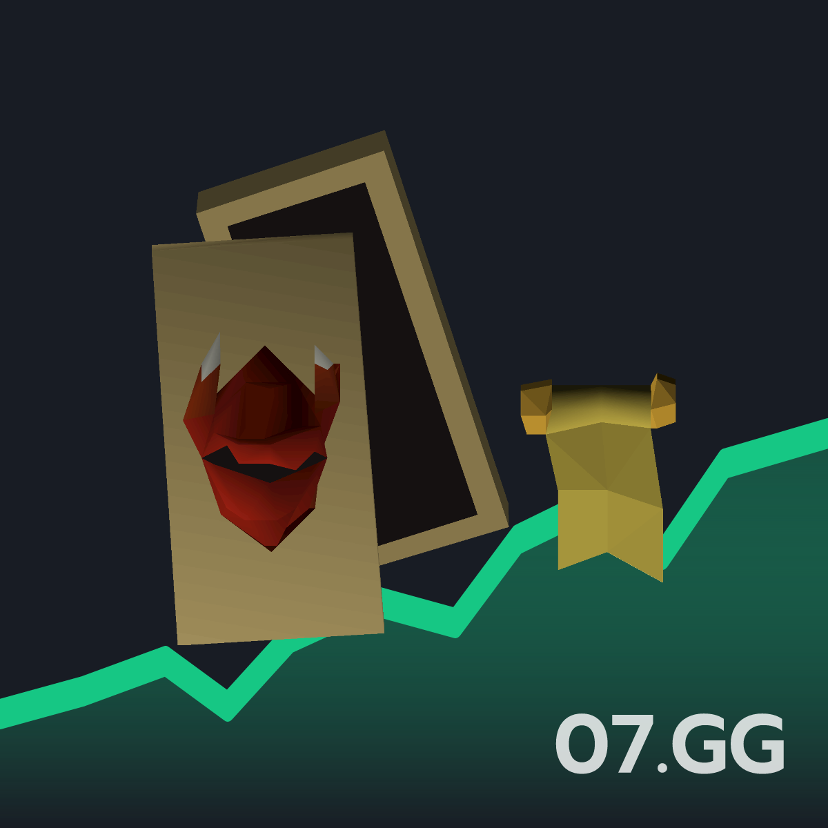 Dragon full helm ornament kit - Live OSRS GE Price