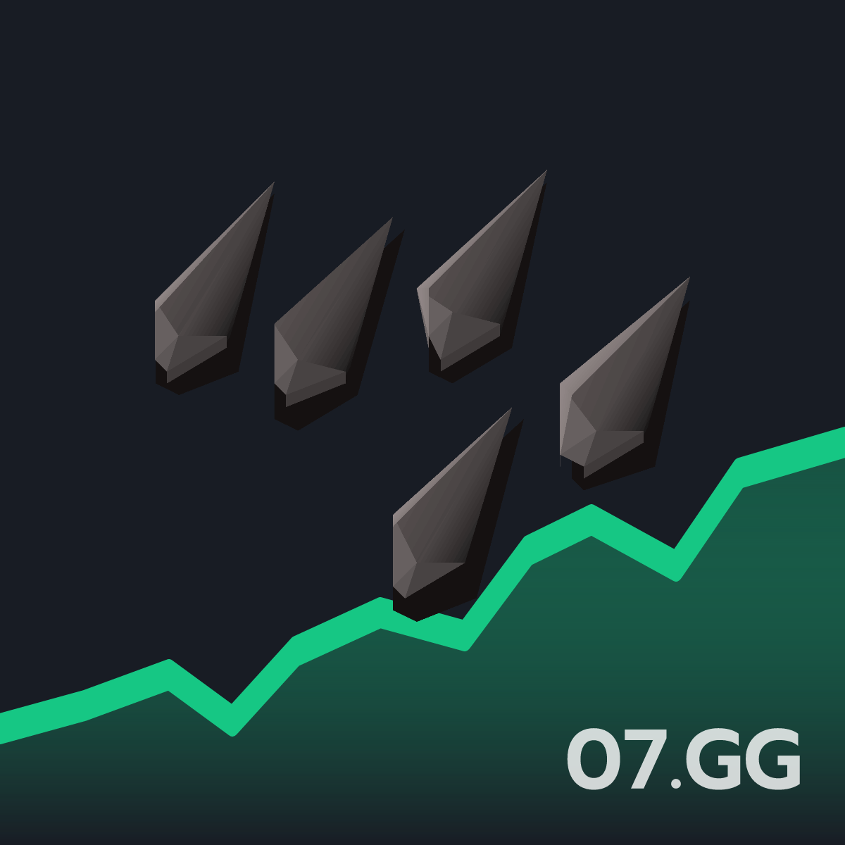 Iron arrowtips - Live OSRS GE Price